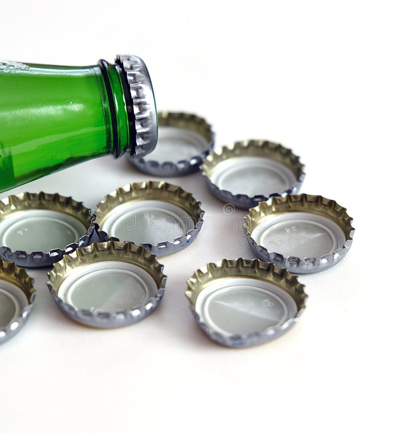 Mineral Water Drink, Natural Mineral Water Bottle and Cap Stock Image ...