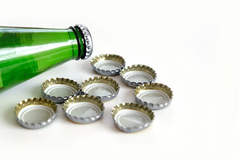 Mineral Water Drink, Natural Mineral Water Bottle and Cap Stock Photo ...