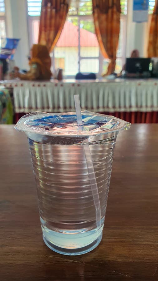 Mineral Water Glass with a Size of 260 Ml Stock Image - Image of water ...