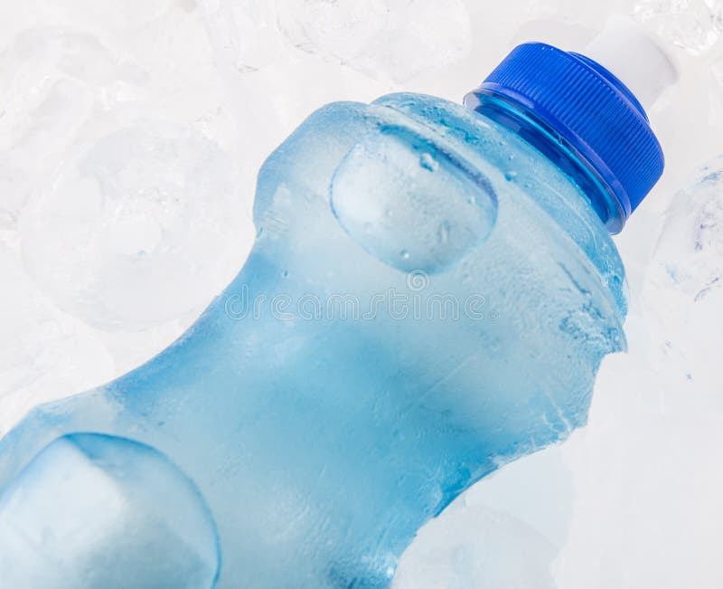 Mineral Water and Ice V stock image. Image of health - 55606341