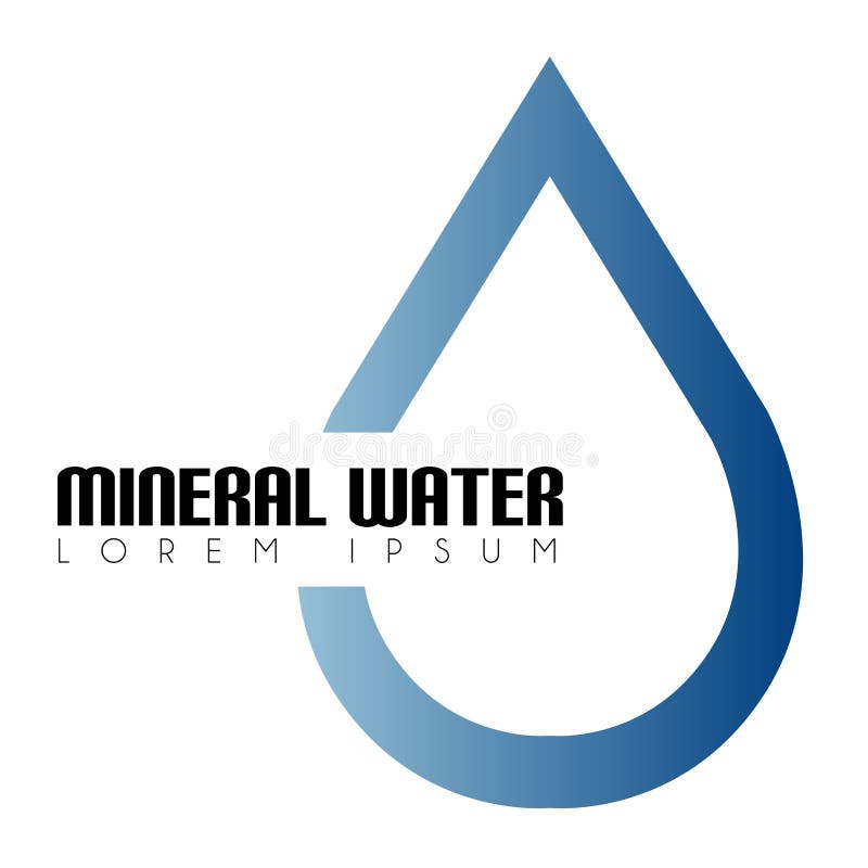 MIneral water logo stock vector. Illustration of drink - 98883845