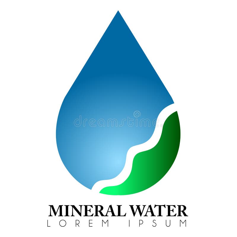 MIneral water logo stock vector. Illustration of clean - 98883975