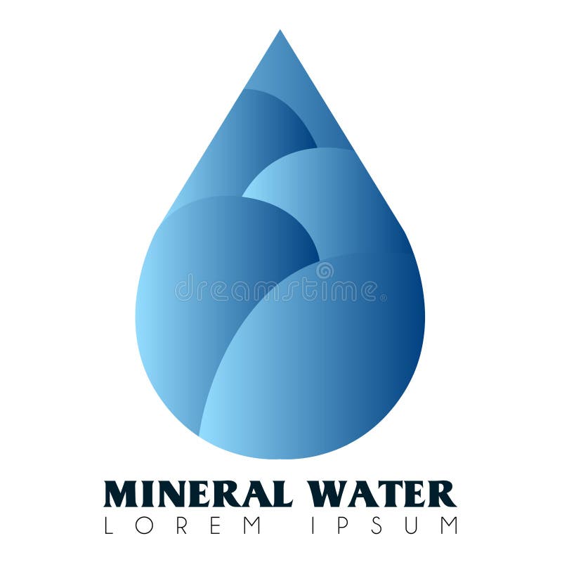 MIneral water logo stock vector. Illustration of corporate - 98884345