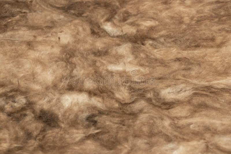 Mineral Wool for Wall Covering As Background Close Up Stock Image ...