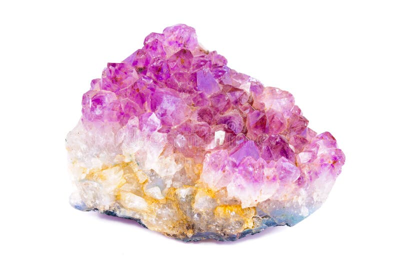 Amethyst Mineral stockbild. Bild von amethyst, leuchte - 27109995