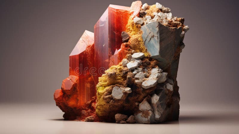 Minerals Extracted in a Rare Earth Mine, Showcasing the Unique ...