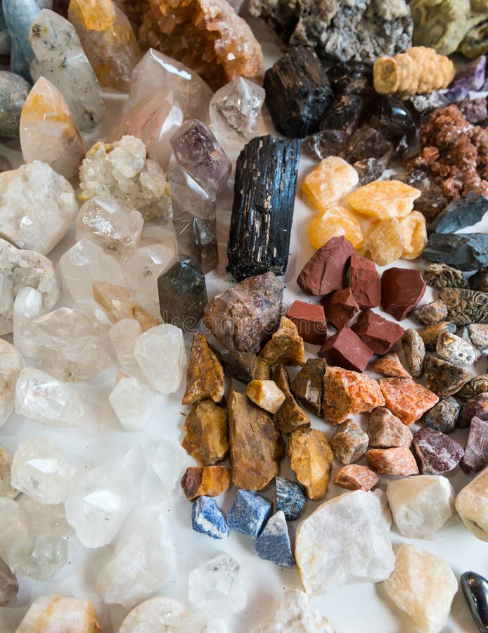 Minerals, Natural Color Quartz Stock Photo - Image of quartz ...