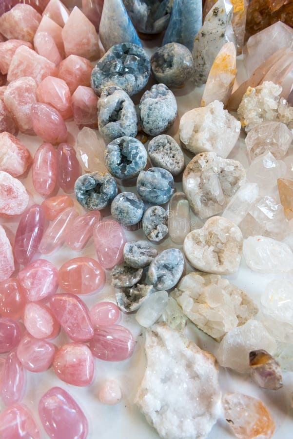 Minerals, Natural Color Quartz Stock Photo - Image of natural, minerals ...