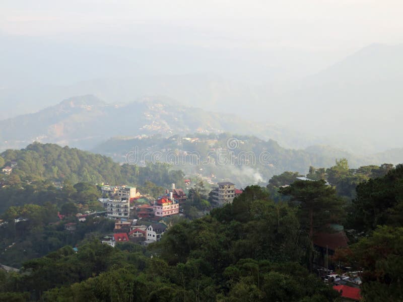 Mines View Park Overlooking Baguio Stock Image - Image of scenic ...