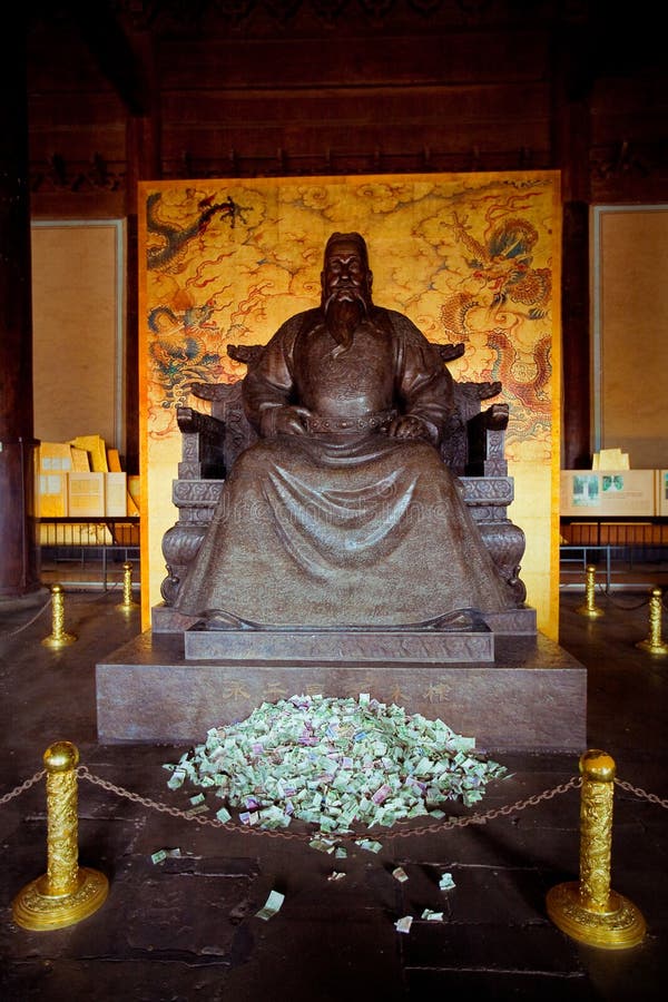 Ming Dynasty Tombs in Peking, China Stock Foto - Image of begrafenis ...