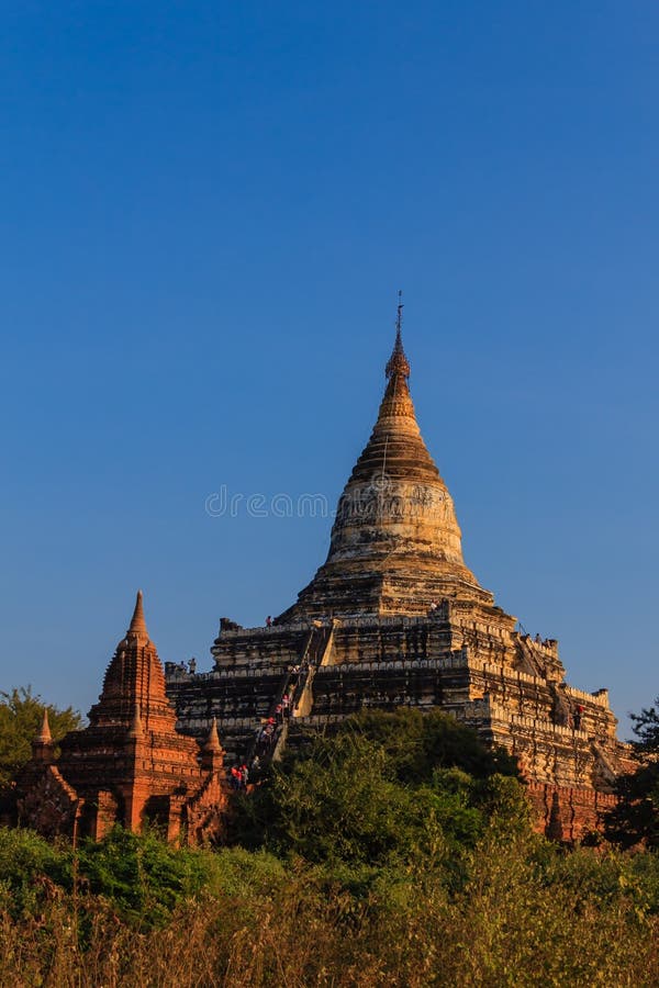 Mingalazedi Pagoda , Bagan in Myanmar (Burmar) Stock Photo - Image of ...