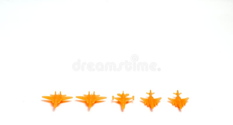 Children S Toy Shaped Mini Airplane Isolated on White Background Stock ...