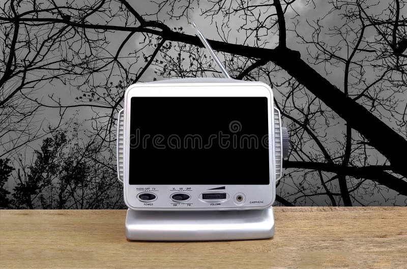 Mini analog television stock photo. Image of communication - 57048424