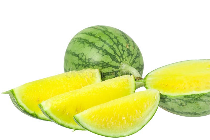 Mini angurie gialle immagine stock. Immagine di sfondo - 14584045