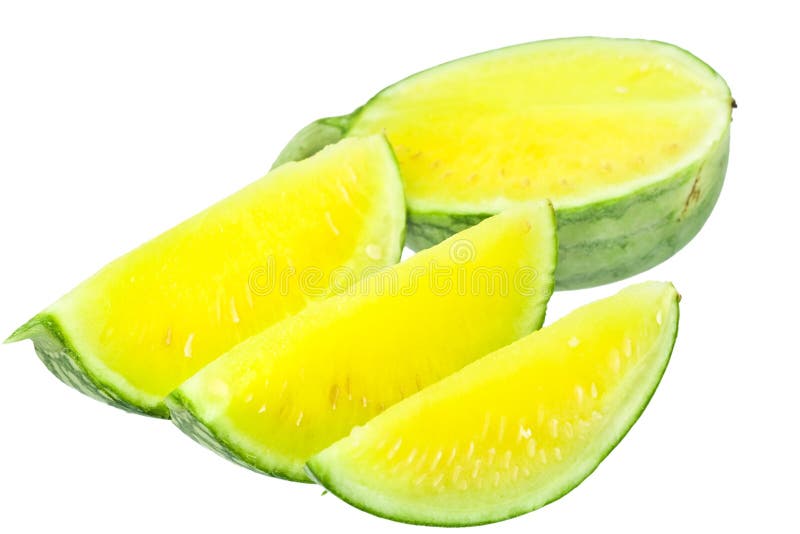 Mini angurie gialle immagine stock. Immagine di alimento - 14584057