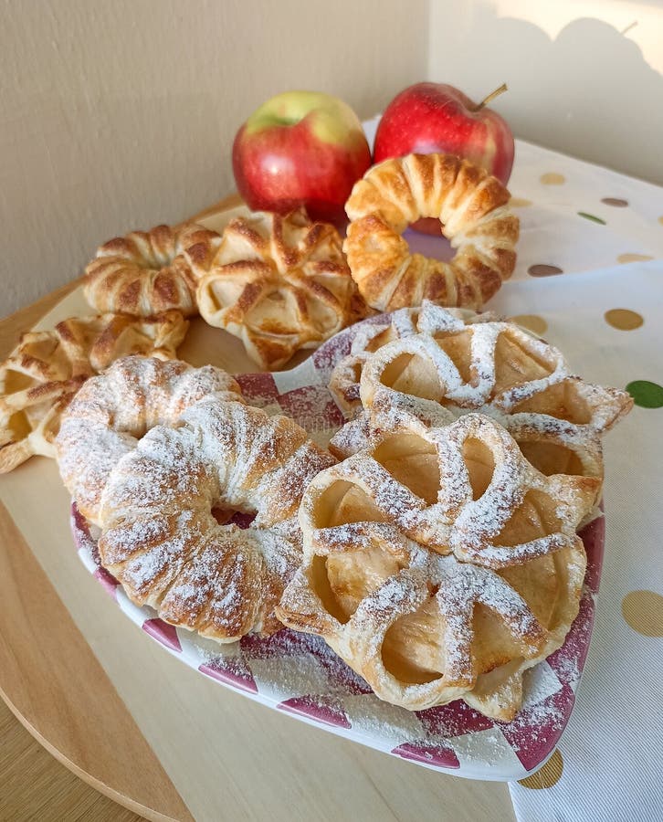 Mini apple pies stock photo. Image of puffpastry, apple - 300647702