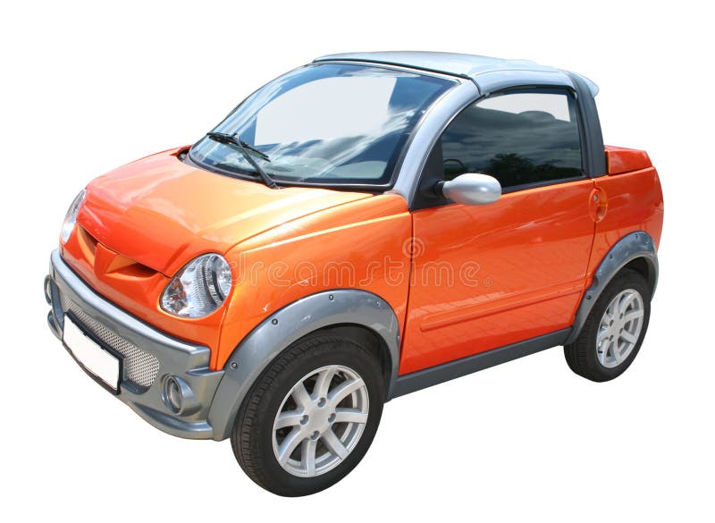 Mini Auto stock foto. Image of vervoer, geïsoleerd, rood - 10537264