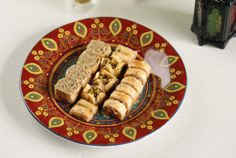 Mini Baklava Middle East Sweet Stock Image - Image of drink, bakery ...