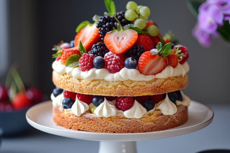 Mini Bento Cake Art, a Classy, Single-serve Bento Cake with Fruit and ...