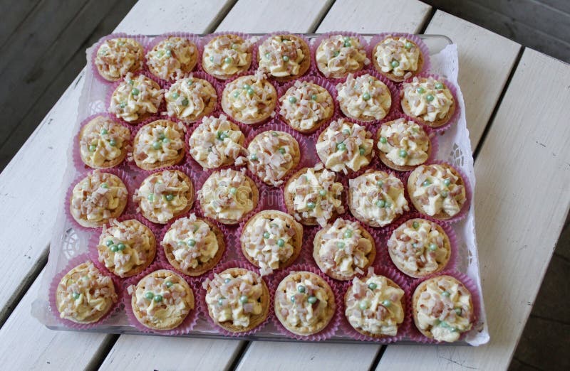 Mini Bites of Colorful Appetizers Stock Photo - Image of gourmet, baked ...