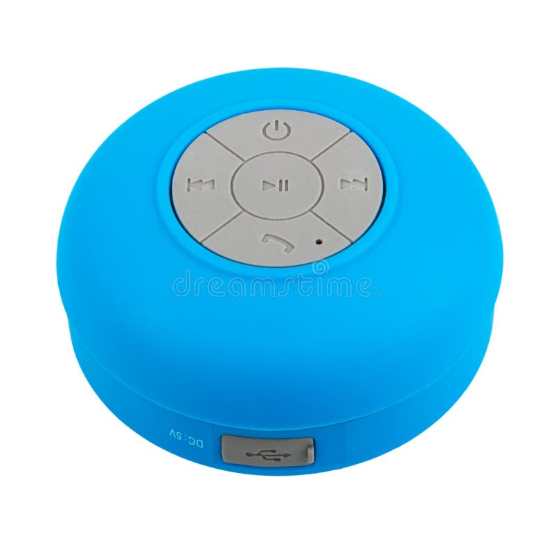 Mini Blue Waterproof Bluetooth Wireless Loudspeaker with Mobile Stock ...