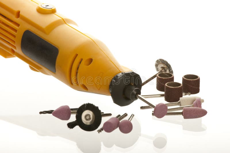 Mini boor stock foto. Image of slijpen, rotatie, werkplaats - 14114098