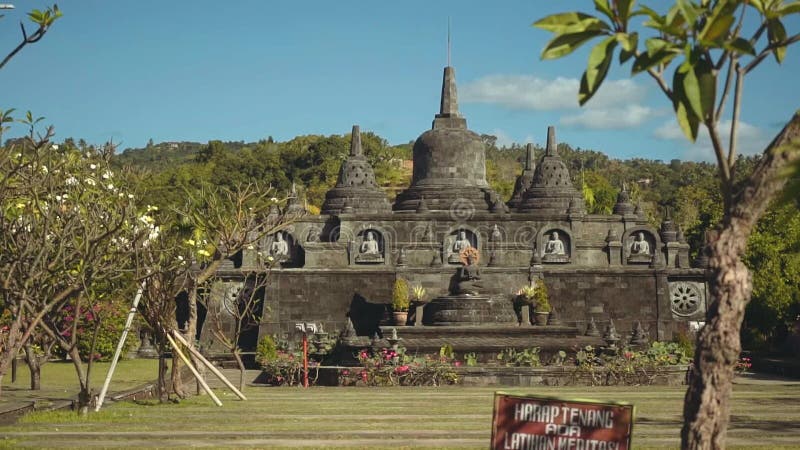 Mini Borobudur - Miniature in Brahma Vihara Arama Buddhist Monastery ...