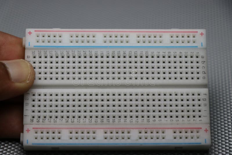 Mini Breadboard Which is Used for Prototyping Various Electronic ...