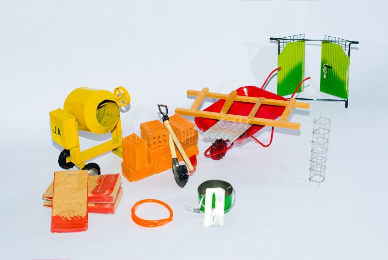 Mini building stock photo. Image of building, door, construction ...