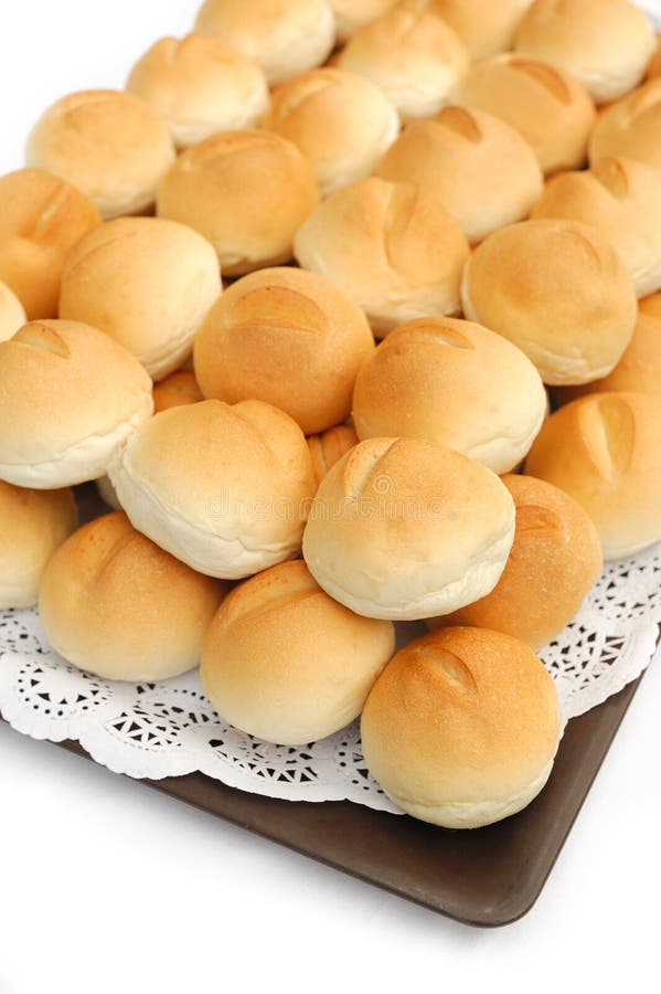 Mini buns stock photo. Image of brown, baker, tray, dinner - 22896036