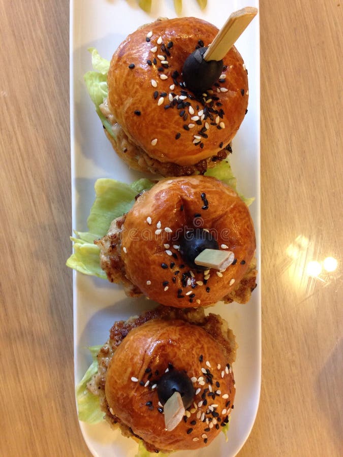 Mini burger with beef stock photo. Image of cheese, beef - 53299994