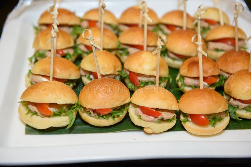 Mini burgers stock image. Image of pattern, dinner, fast - 85708219