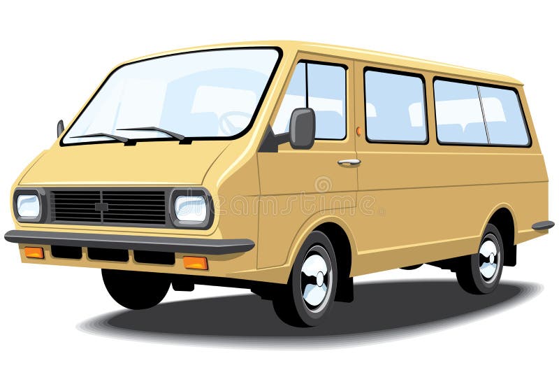 Mini bus stock vector. Illustration of urban, horizontal - 22139697