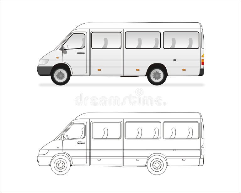 Mini Bus Template Stock Illustrations – 875 Mini Bus Template Stock ...