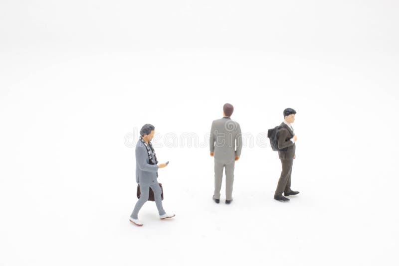 A Mini of Business People on Board Stock Image - Image of mini, figure ...