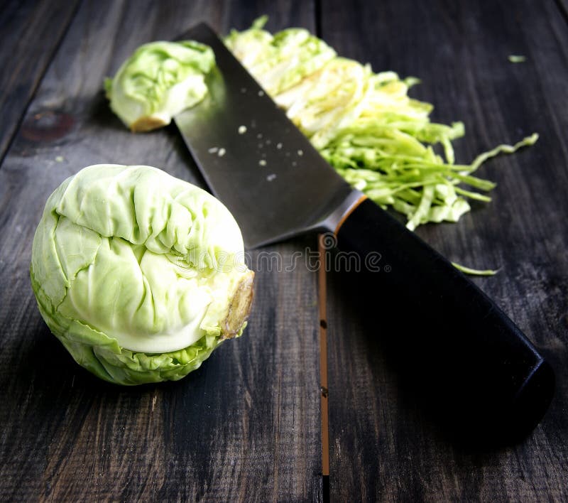 Mini Cabbage Shredding Knife Stock Image - Image of brussels, healthy ...