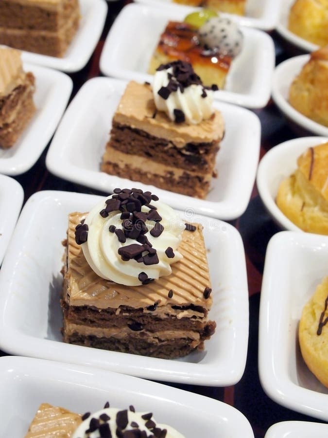 Mini cake stock image. Image of confectionery, chocolate - 25057157