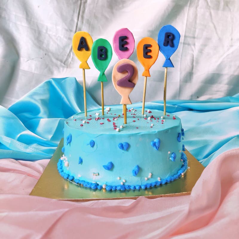 Mini Cake for Birthday Celebration Stock Photo - Image of icing, cake ...