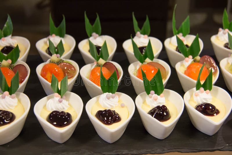 Mini Cake on the Table for the Buffet Stock Photo - Image of mini ...