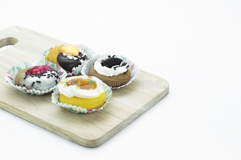 Mini cakes delicious stock image. Image of cloth, chocolate - 78794297