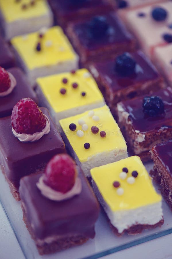 Mini cakes stock photo. Image of cakes, baked, chocolate - 57603552