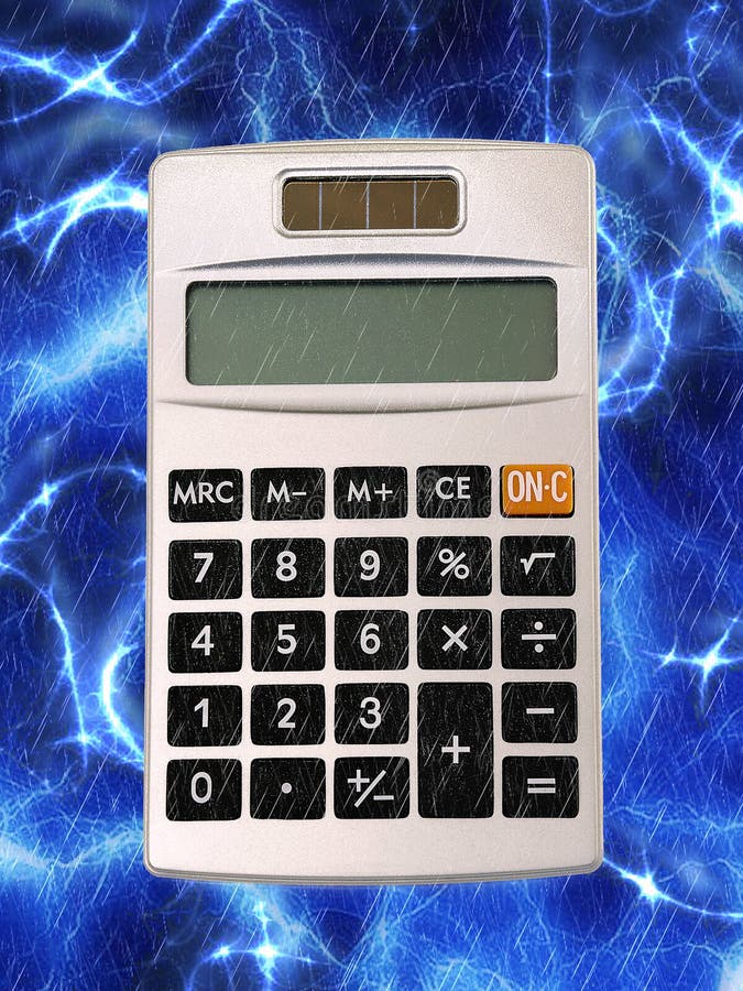Mini Waterproof Calculator stock photo. Image of mini - 170039860