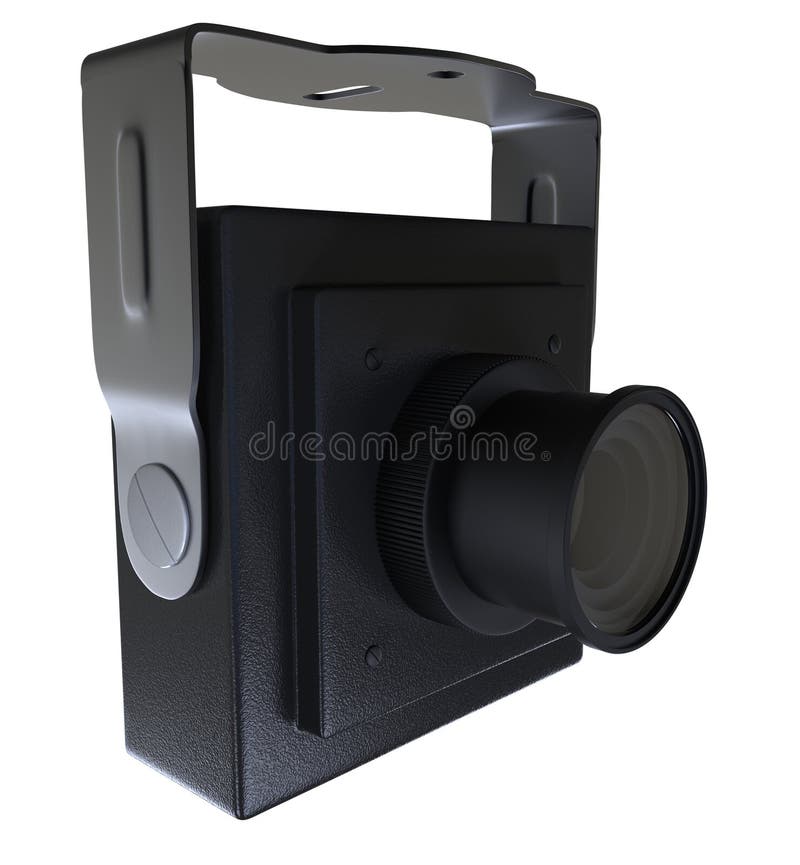 Mini camera with mount stock illustration. Illustration of small - 29054620