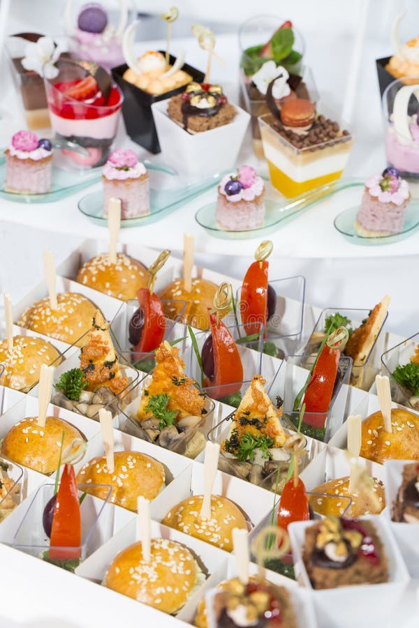 Mini canape stock image. Image of mussel, mini, restaurant - 70035303