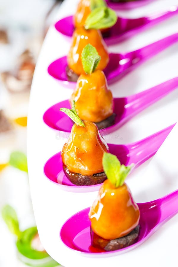 Mini canape stock photo. Image of party, bread, cups - 70549520