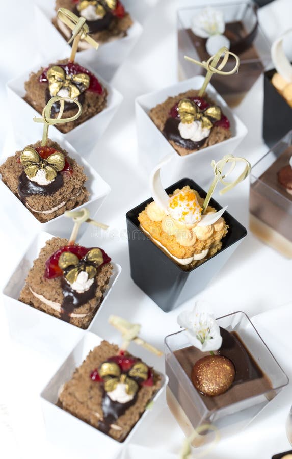 Mini canape stock photo. Image of food, catering, bread - 73385478