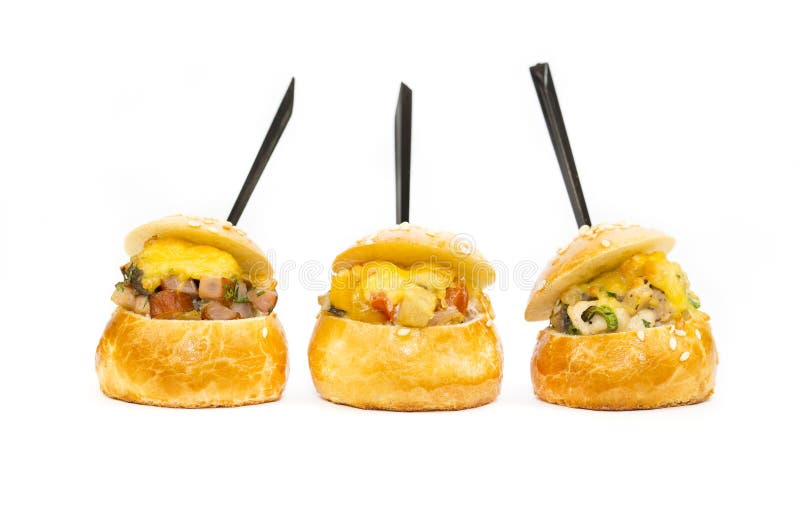Mini Canape stock image. Image of mussel, butter, party - 71877685