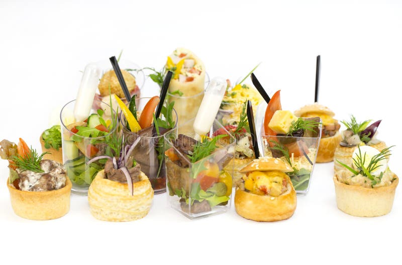 Mini Canape stock image. Image of bread, indoors, meal - 72685539