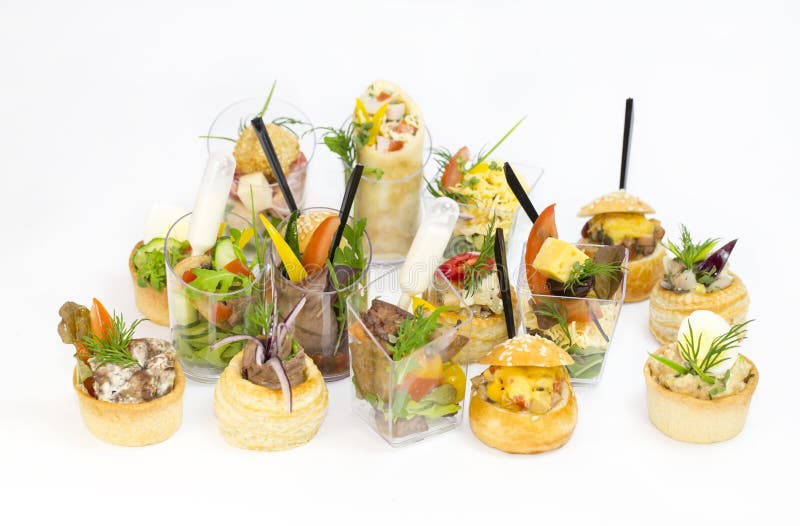Mini Canape stock photo. Image of indoors, serve, meal - 73310512