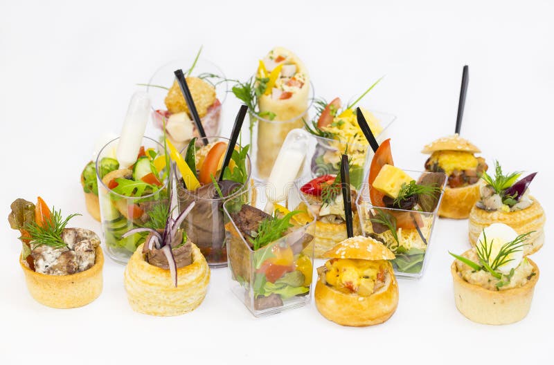 Mini canape stock image. Image of meal, appetizer, canapes - 71338557